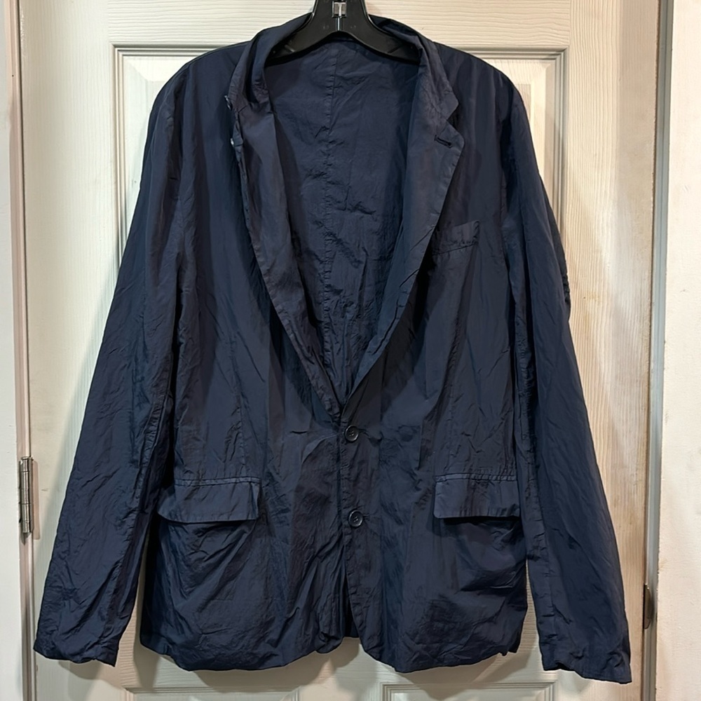 Vintage Acne Studios Navy Blue Dandy Nylon Ss12 Jacke… - Gem